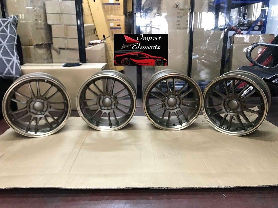 15 inch Volk Rays RE30 Mags 4 holes pcd 100 magwheel 4x100 Civic jazz ...