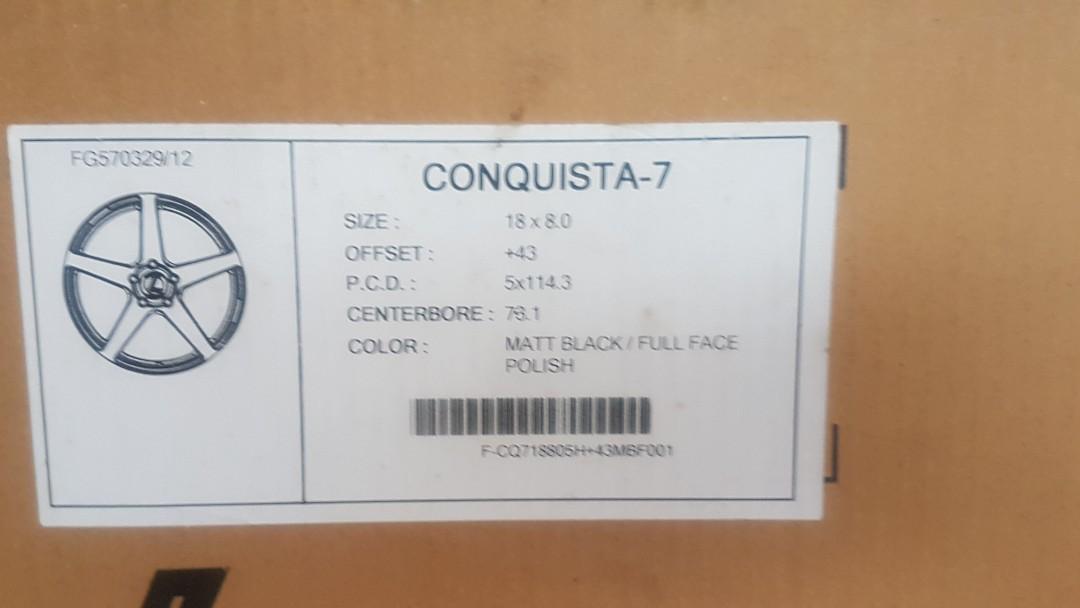 18's Lenzo Mags 5holes PcD 114, Car Parts & Accessories, Mags and Tires ...