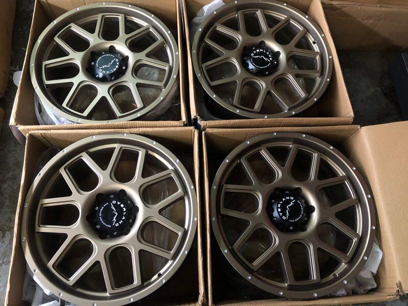 20" Overland Rogue 1.27 FullBronze Mags 6Holes pcd 139 Brandnew, Car ...