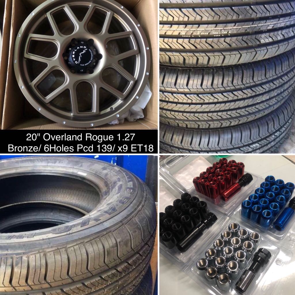 20" Rogue 1.27 Overland Mags 6Holes pcd 139 with 265 50 R20 Maxxis ...