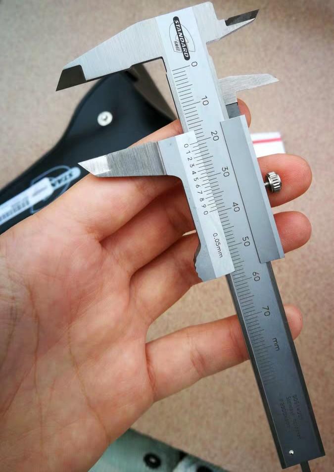 (COD) Angkup vernier mini caliper 70mm 0.05mm industrial grade mini stainless steel Hexagon AB ...