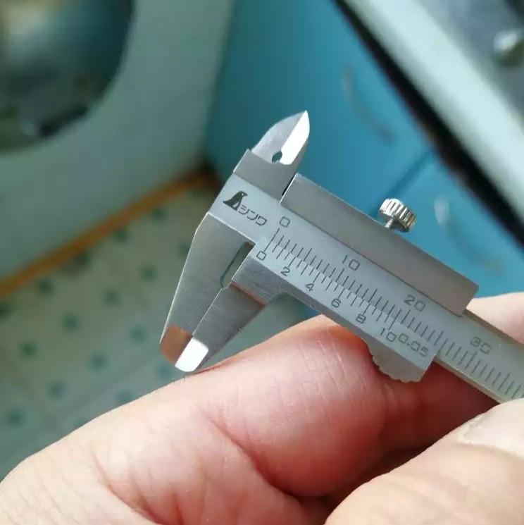 (Preorder) Angkup vernier mini caliper 70mm 0.05mm Shinwa 19892 stainless steel, Furniture ...