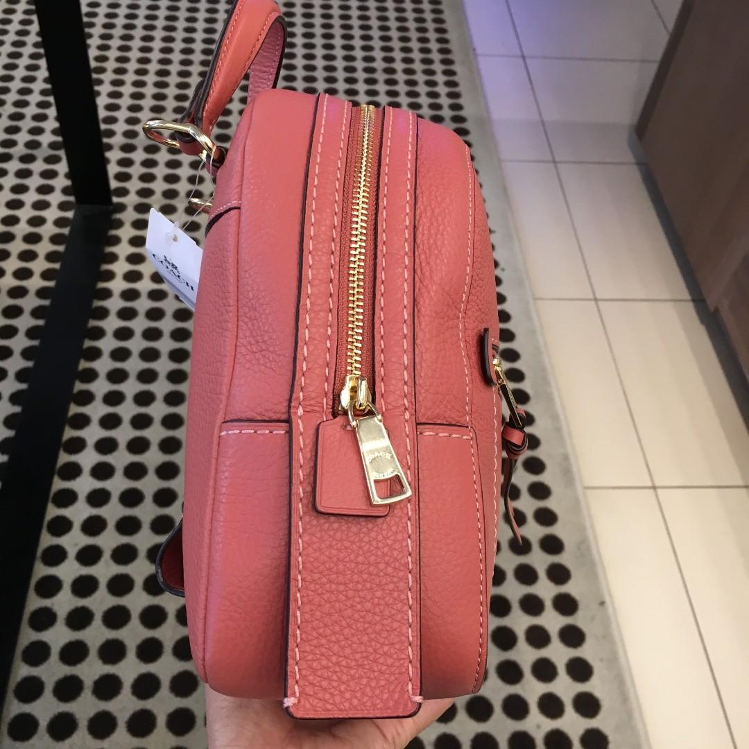 Authentic Coach Andi Backpack F30530 - Light Pink, Women's Fashion ...