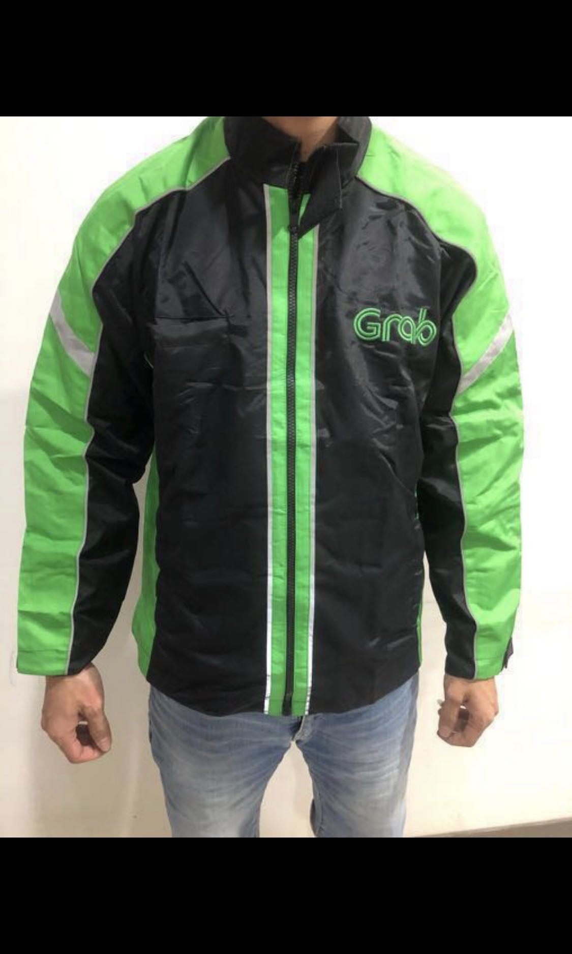 Black Grab Jacket, Men's Fashion, Coats, Jackets and Outerwear on Carousell