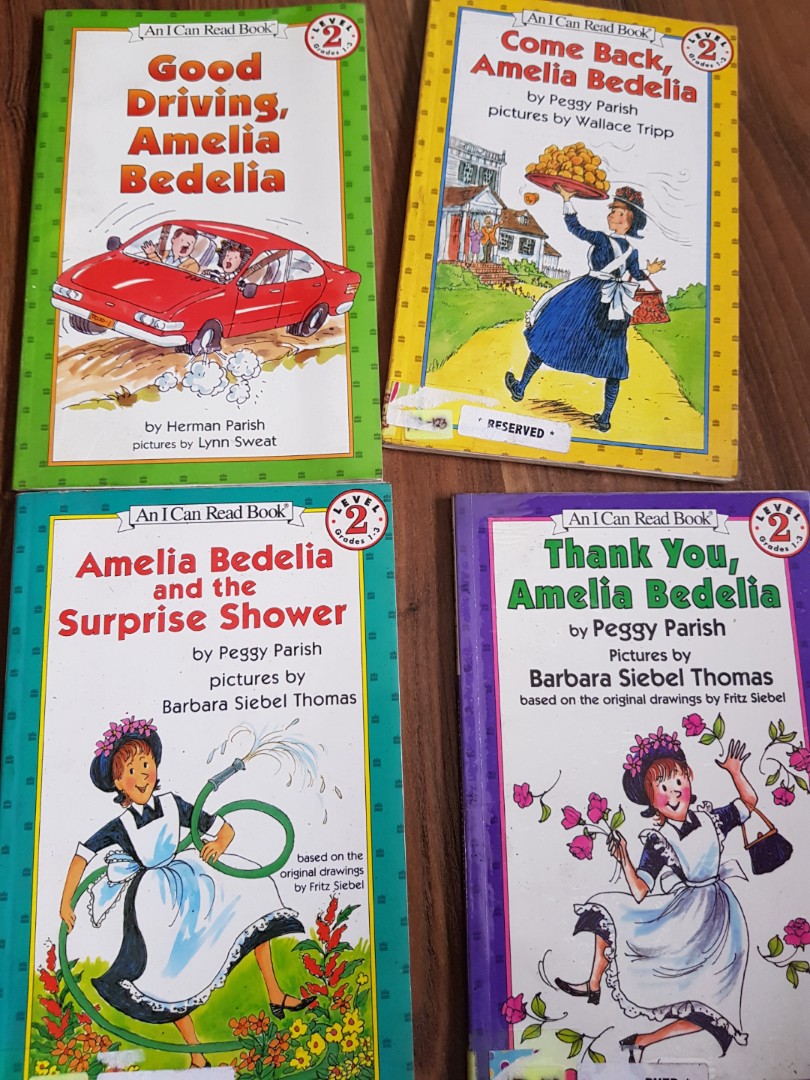 Book Bundle: 4 Amelia Bedelia Books, Grade 1 to 3 Reading Level ...