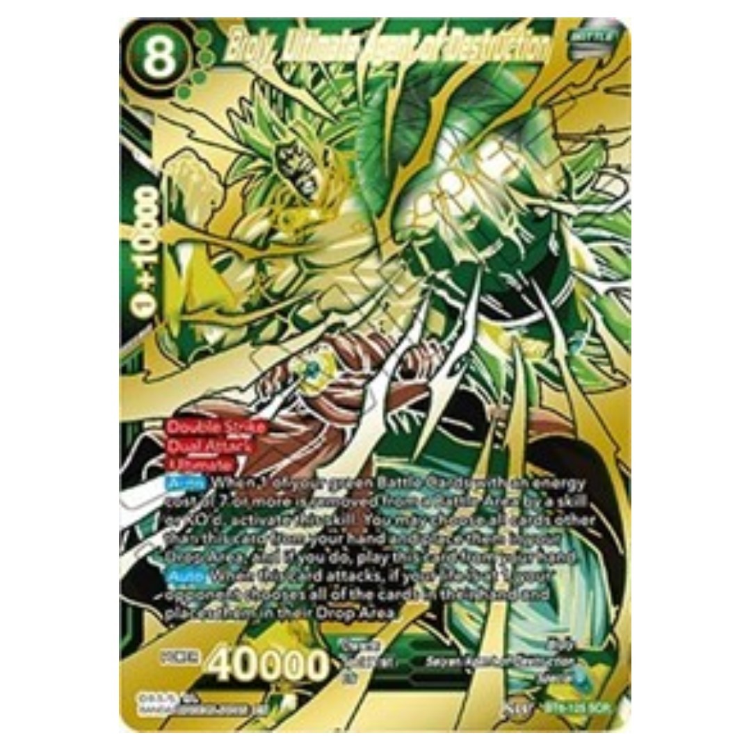 Broly Ultimate Agent of Destruction (Secret Rare), Hobbies & Toys, Toys & Games on Carousell