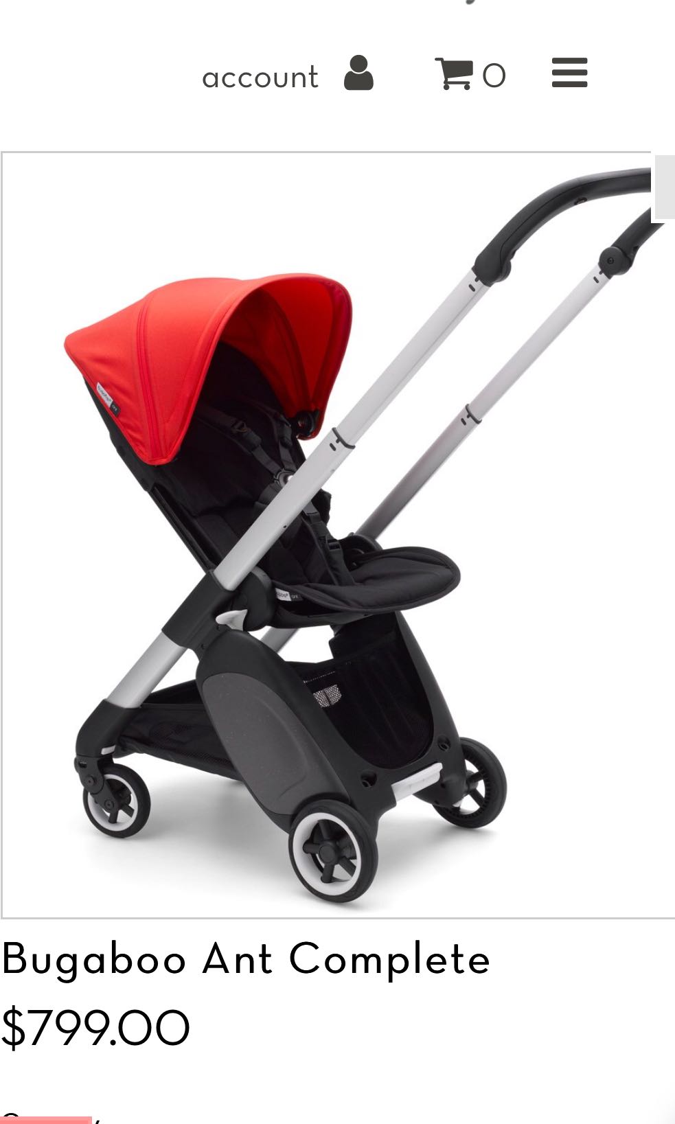 Bugaboo Ant, Babies & Kids, Going Out, Strollers on Carousell
