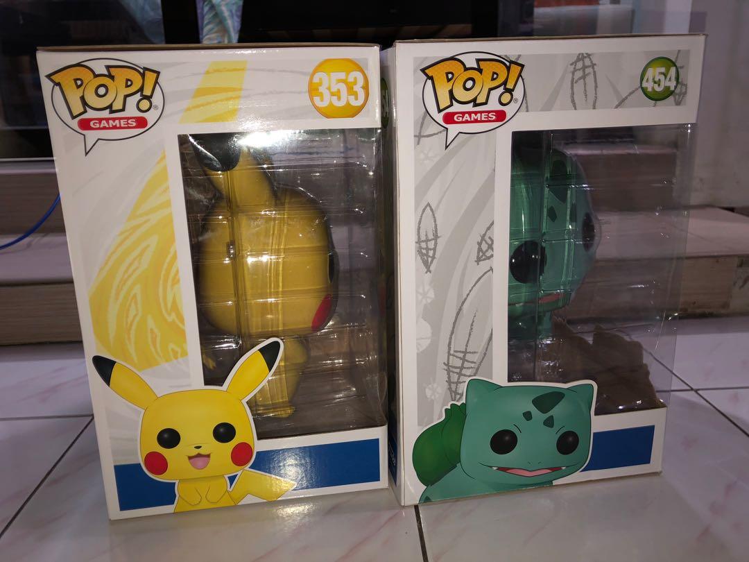 Funko Pop Pokemon Pikachu & Bulbasaur 10 Inch, Hobbies & Toys, Toys ...