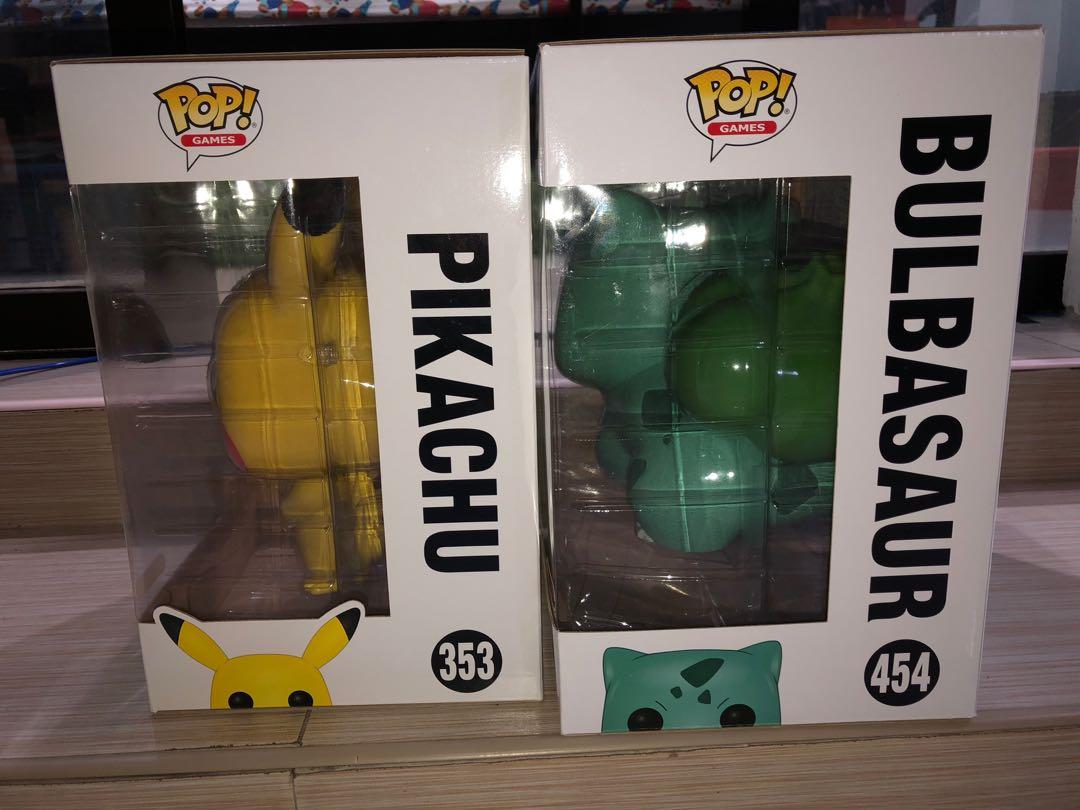 Funko Pop Pokemon Pikachu & Bulbasaur 10 Inch, Hobbies & Toys, Toys ...