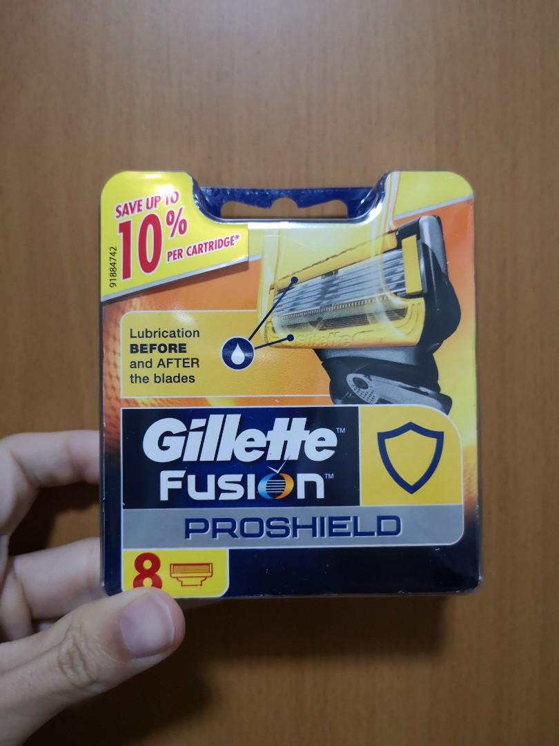 Gillette Fusion Proshield 8 Pack Blade, Beauty & Personal Care, Men's ...