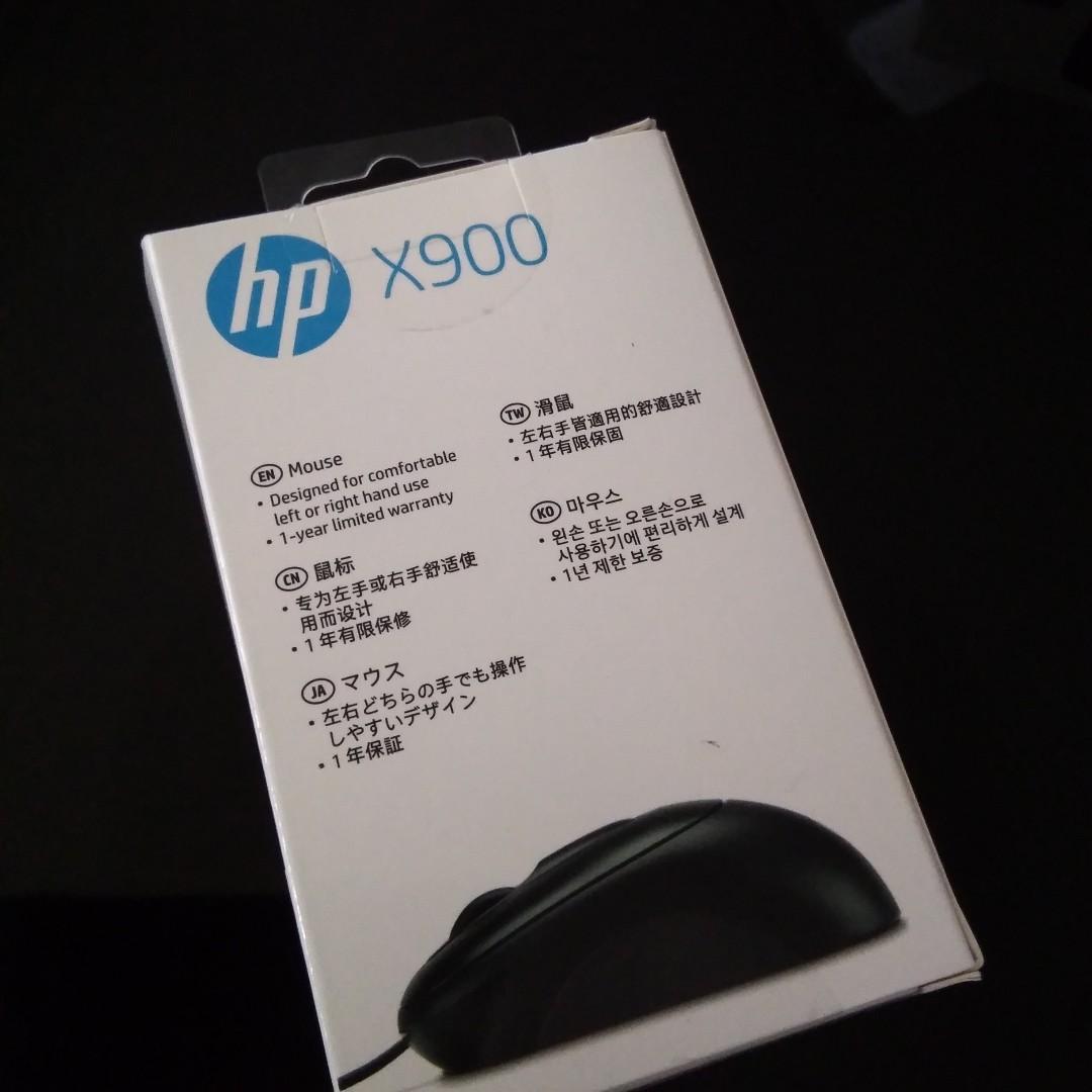 HP X900 1000dpi wired mouse, Everything Else on Carousell