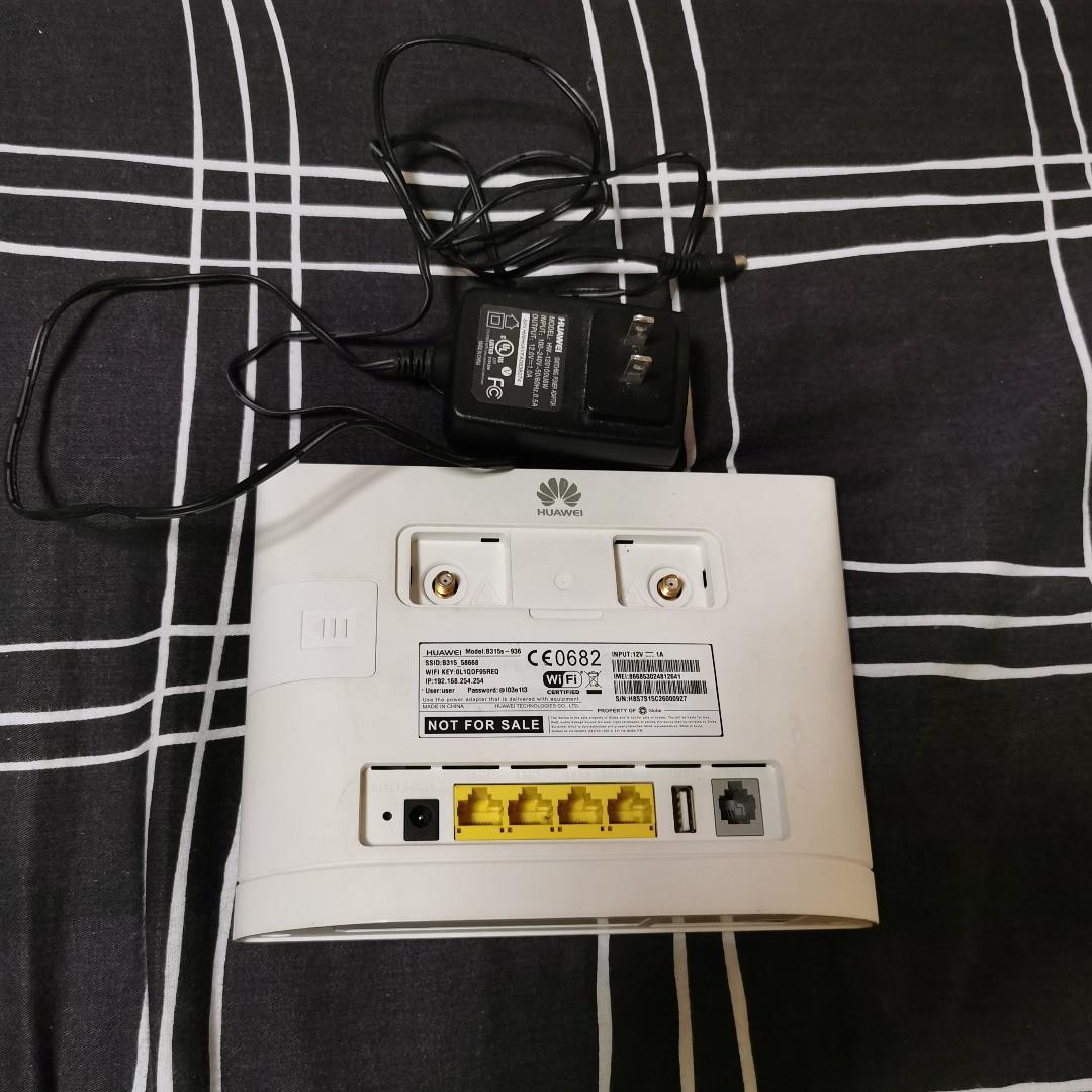 Huawei B315s-936 Modem, Computers & Tech, Parts & Accessories ...