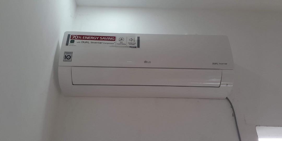 Lg Standard Dual Inverter Split Type Aircon with free installation, TV ...