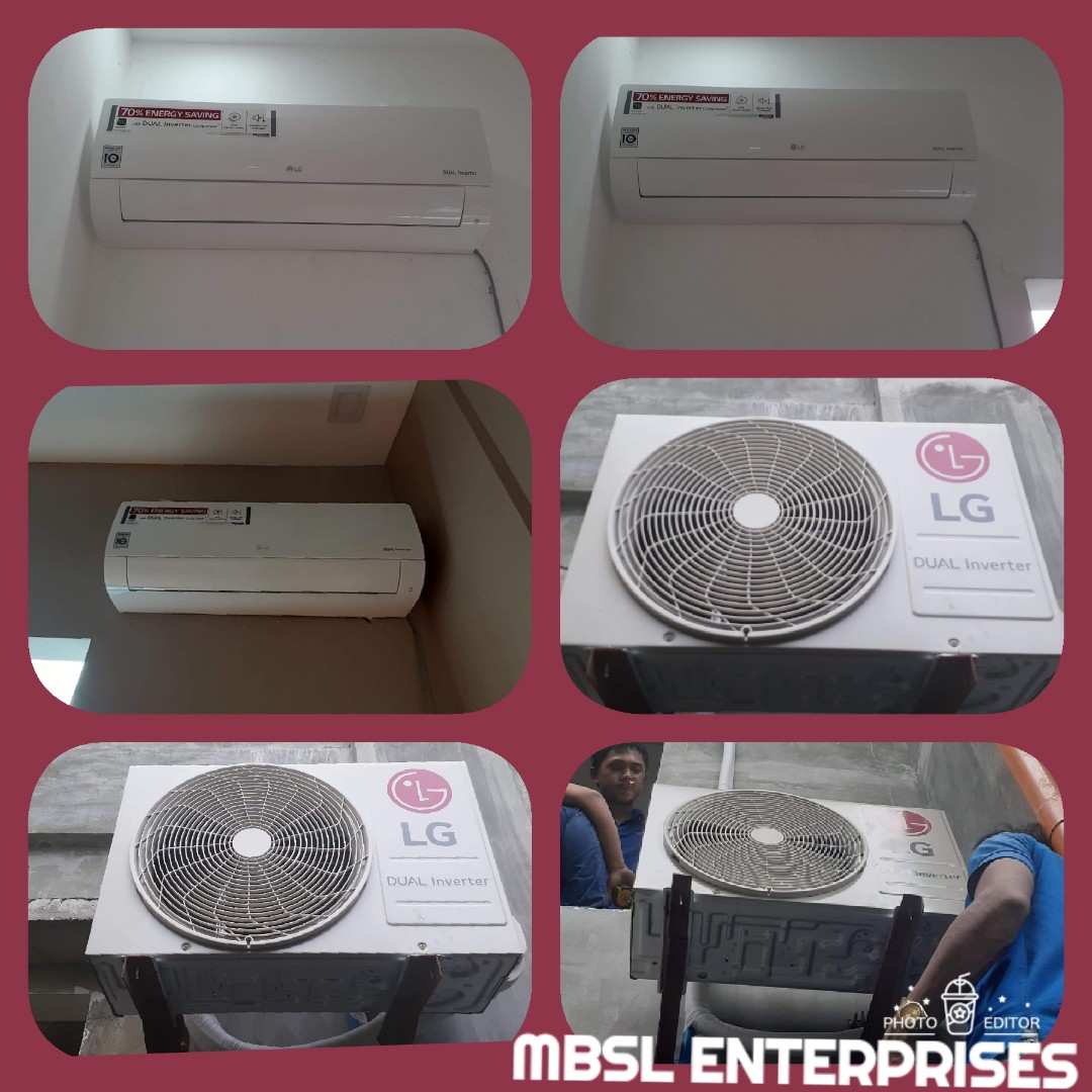 Lg Standard Dual Inverter Split Type Aircon with free installation, TV ...