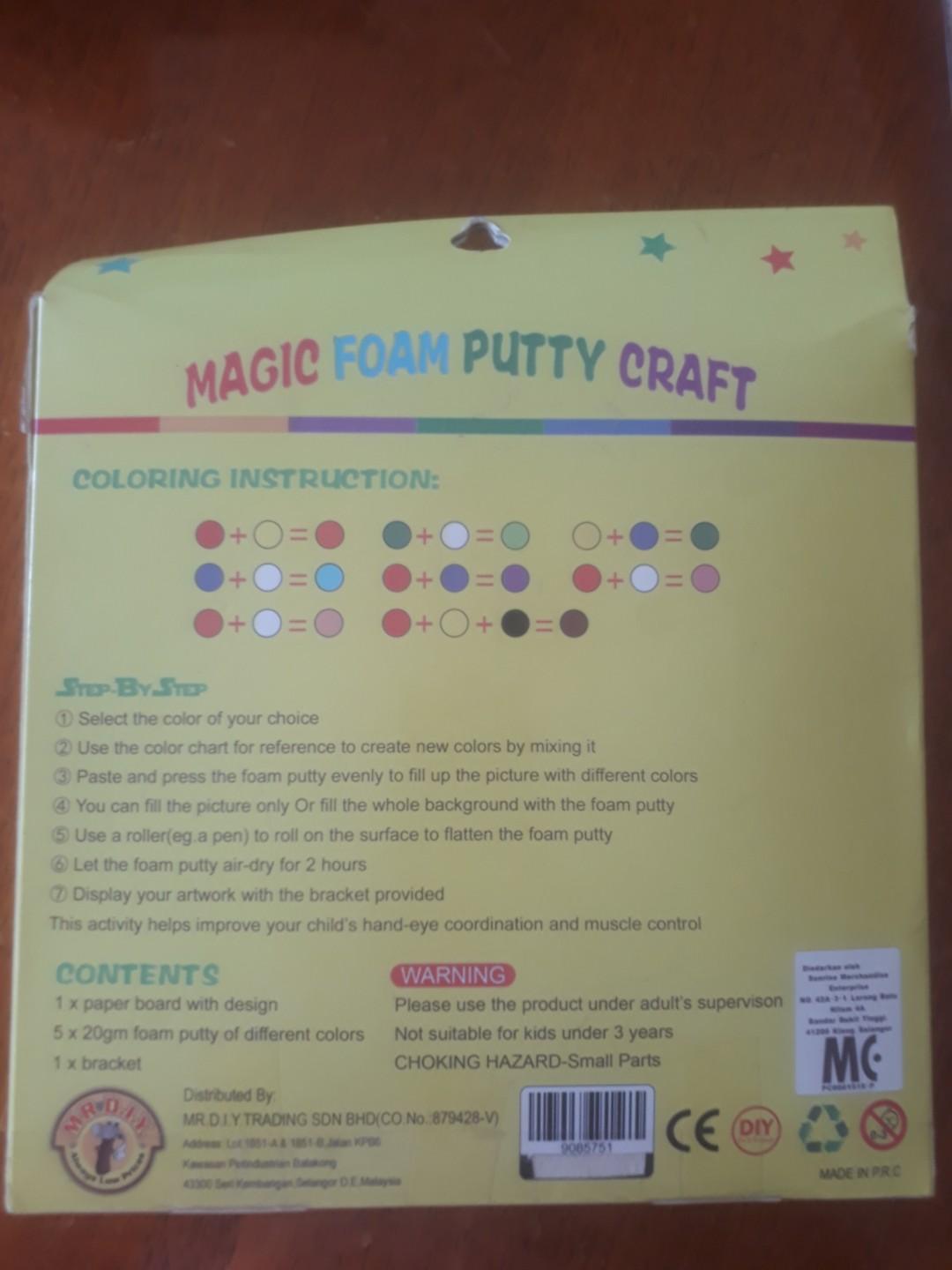 Magic foam fun, Hobbies & Toys, Stationery & Craft, Craft Supplies ...