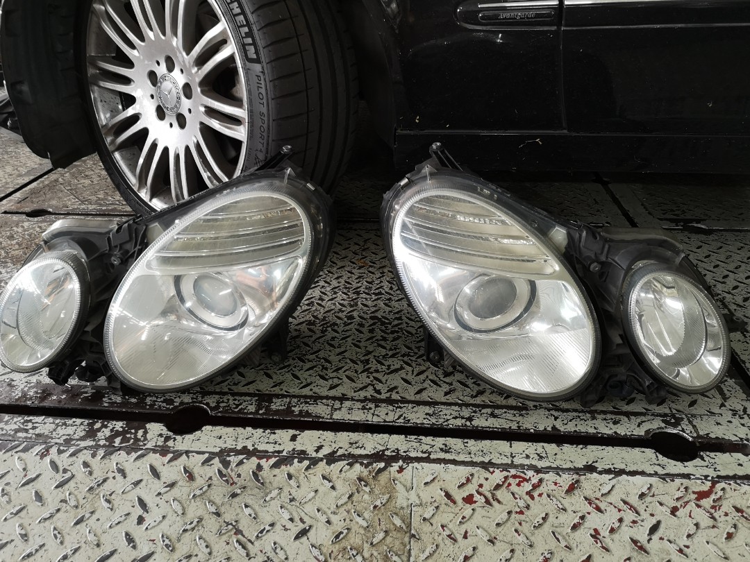 Mercedes w211 headlight cover lens replacement, Car Accessories, Car ...