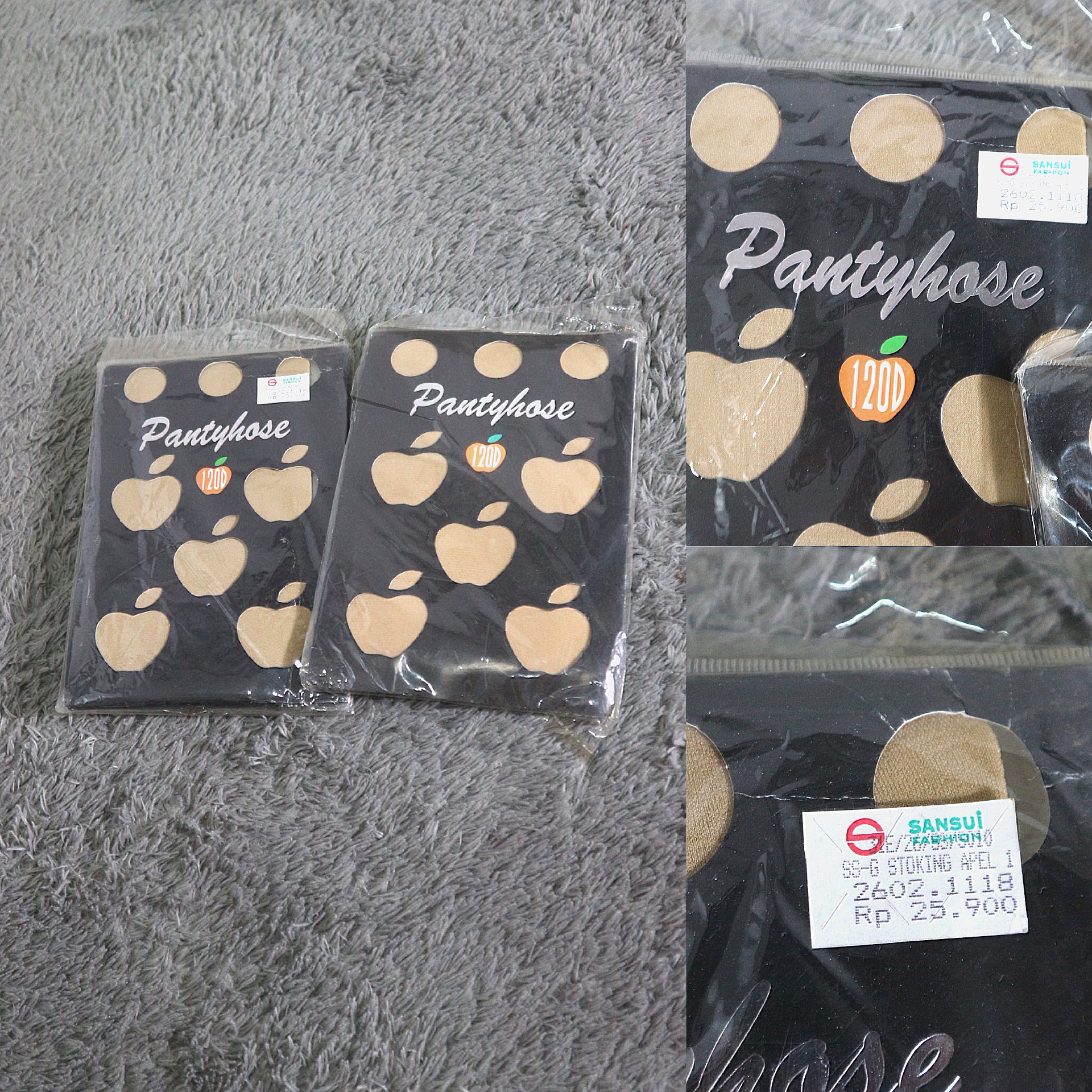 Pantyhose Apple Stocking 120D Skin, Fesyen Wanita, Pakaian Wanita ...