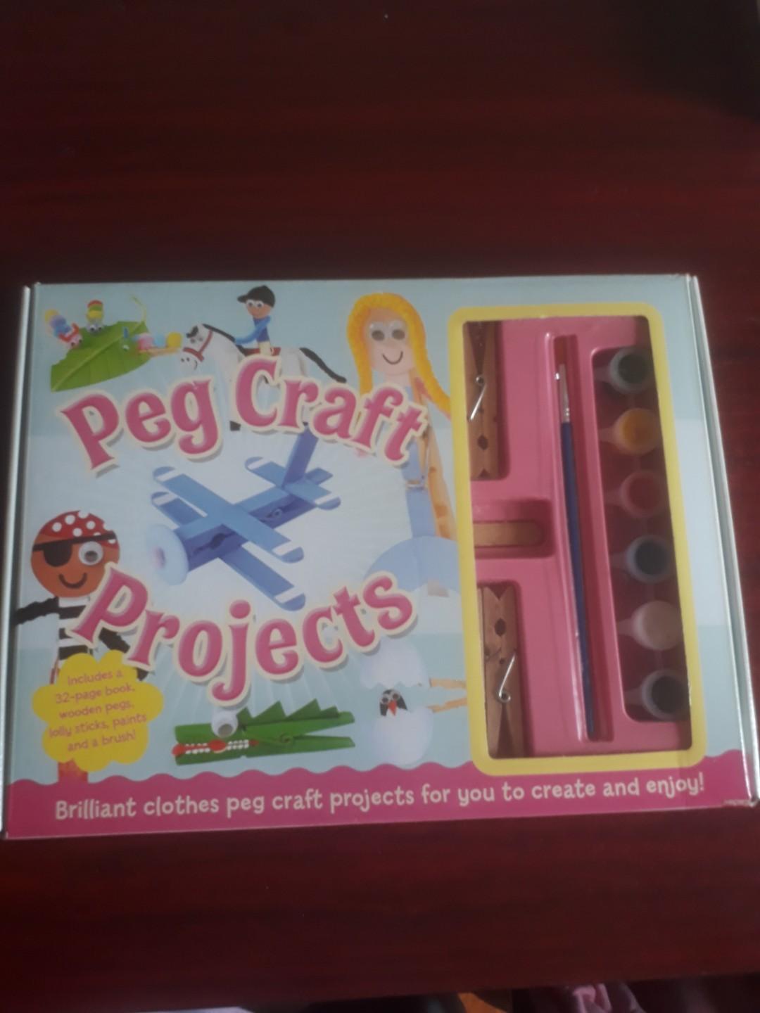 Peg craft projects fun and pretty diy craft, Hobbies & Toys, Stationery ...