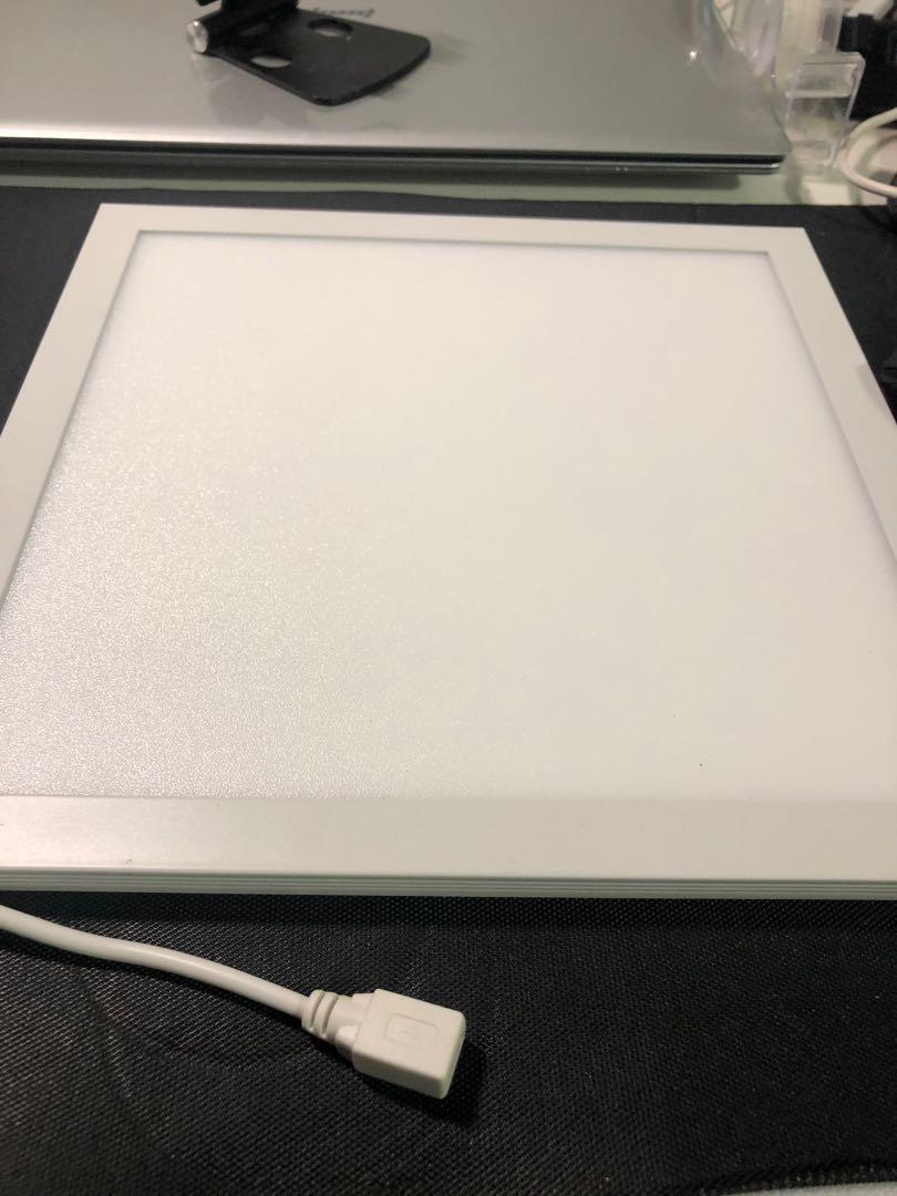 PULUZ Photo Studio LED Shadowless Light Panel 8" X 8" / 20 x 20 cm ...