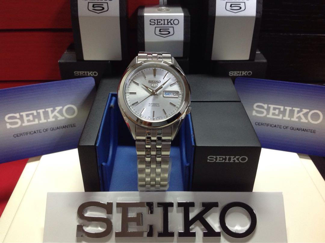 Seiko 5 SNKL15 Automatic Steel Watch SNKL15K1 Brand New, Men's Fashion ...