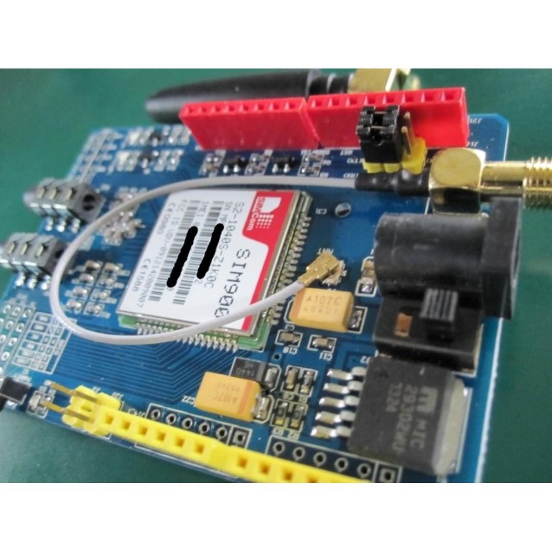SIM900 Wireless Module GSM GPRS Shield Arduino (with SIM card holder ...