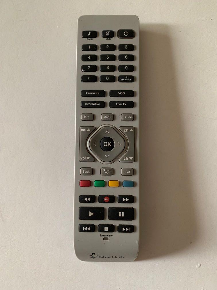 Starhub Setup Box Remote Control, TV & Home Appliances, TV ...