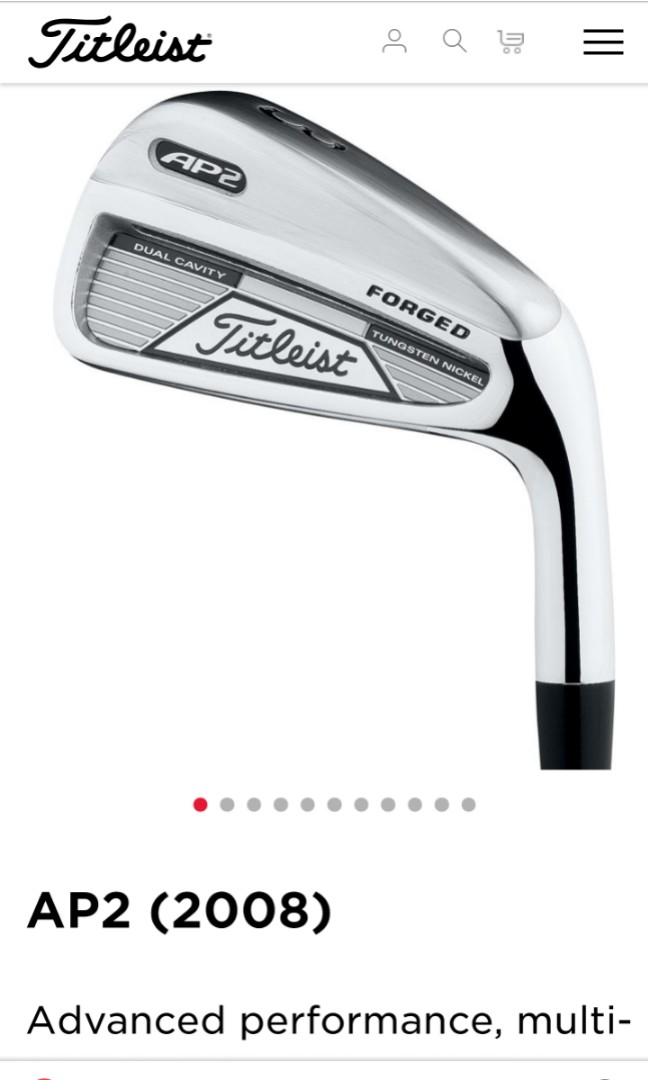 Titleist AP2 Forged irons(Gen-1), Sports Equipment, Sports & Games ...