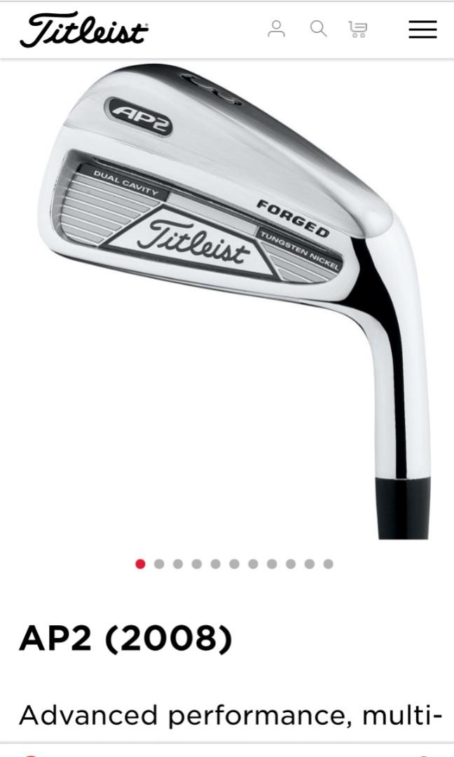 Titleist AP2 Forged irons(Gen-1), Sports Equipment, Sports & Games ...
