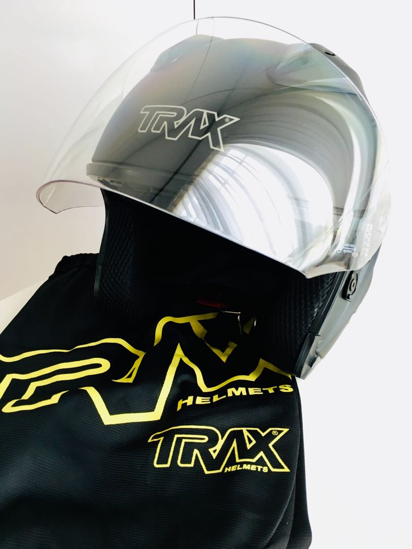 Trax Helmet, Motorcycles, Motorcycle Accessories on Carousell