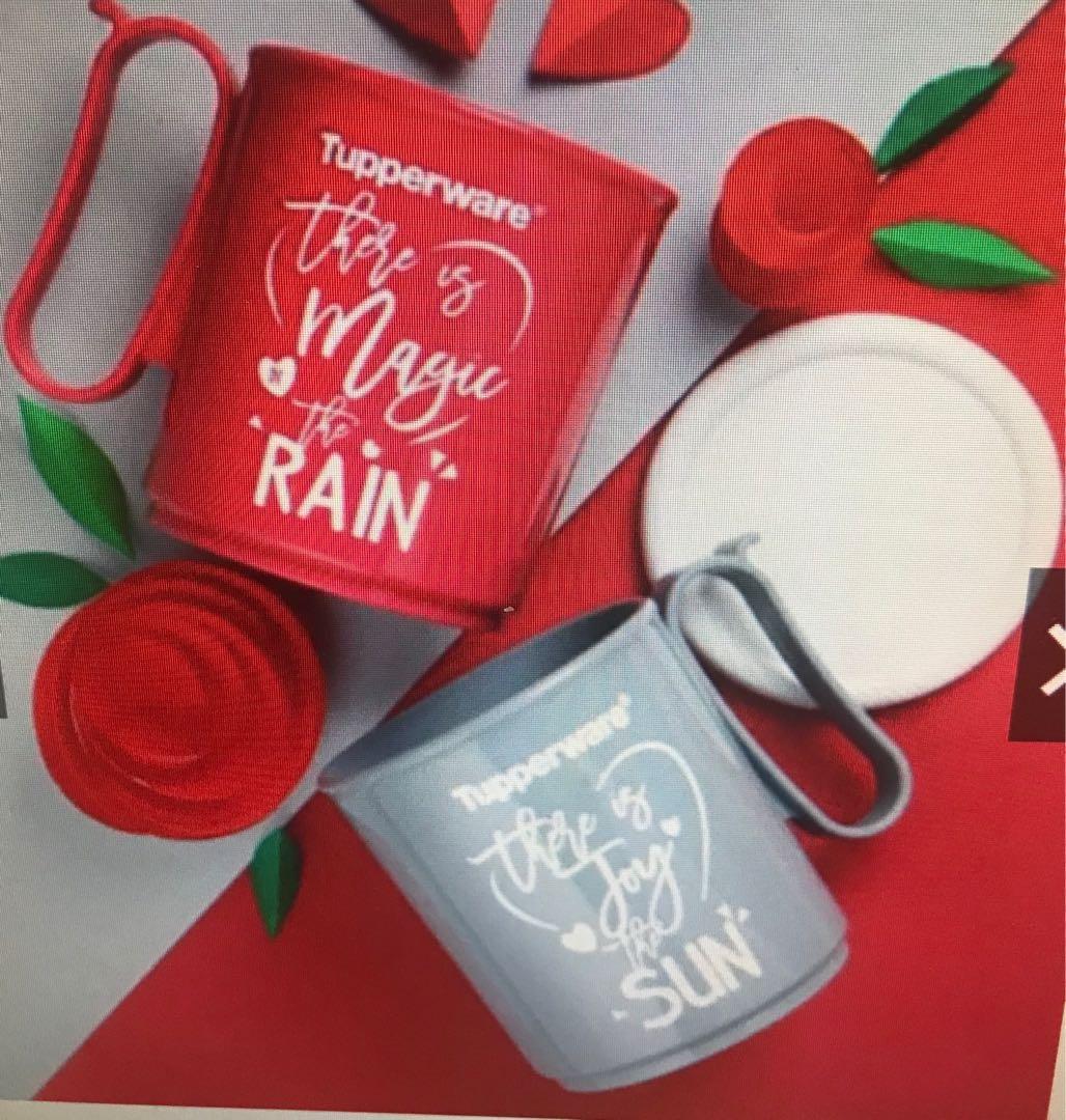Tupperware Jumbo Mug Set, Furniture & Home Living, Kitchenware ...