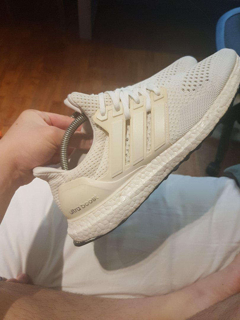 Ultraboost 1.0 triple white, Men's Fashion, Footwear, Sneakers on Carousell