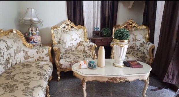 Victorian sala set, Furniture & Home Living, Furniture, Sofas on Carousell