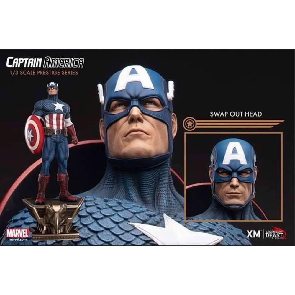 XM Studios 1/3 Scale Captain America PRESTIGE SERIES STATUE LEGENDARY ...
