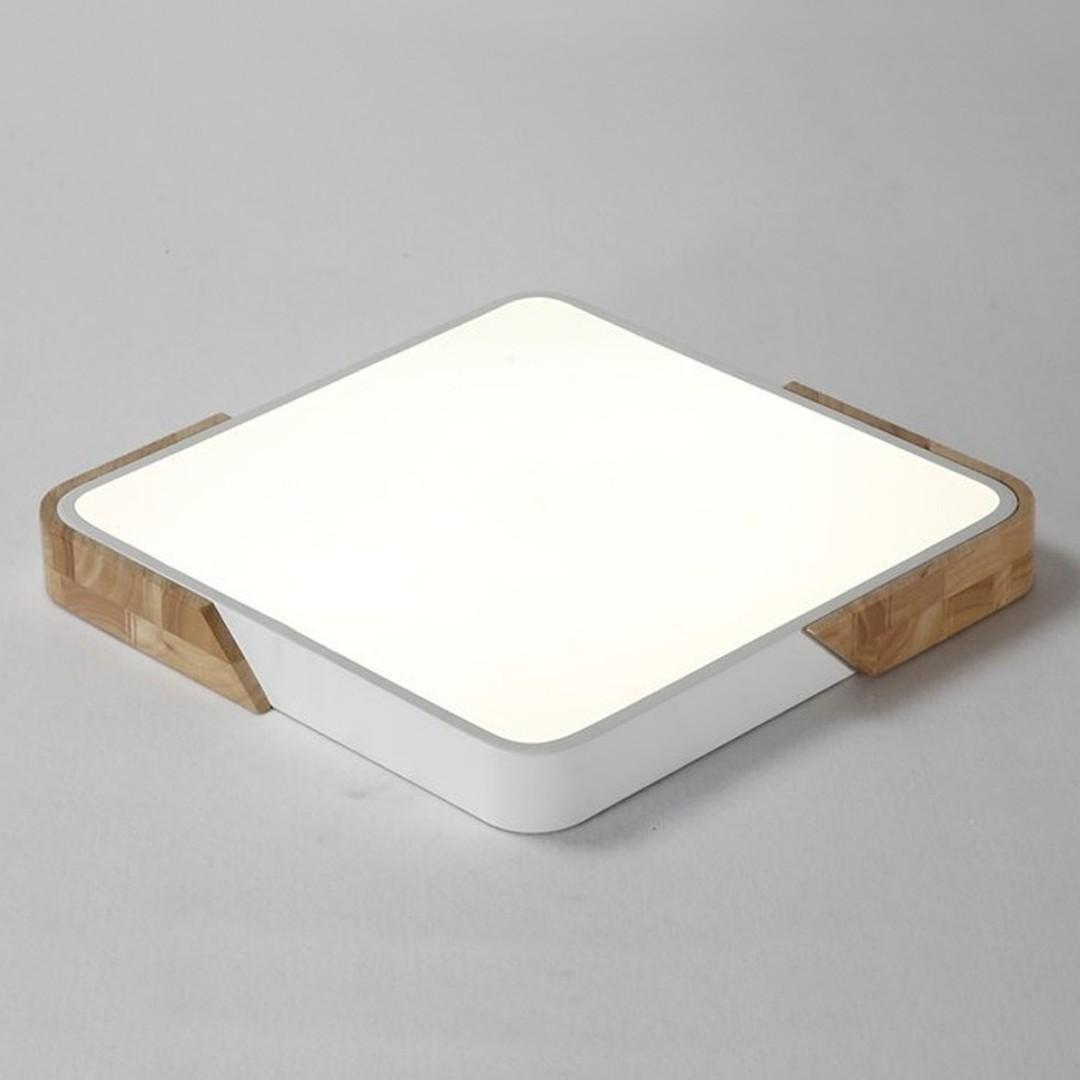 3 tone LED Ceiling light with Wood Frame 36w/ 48w, Furniture, Home ...