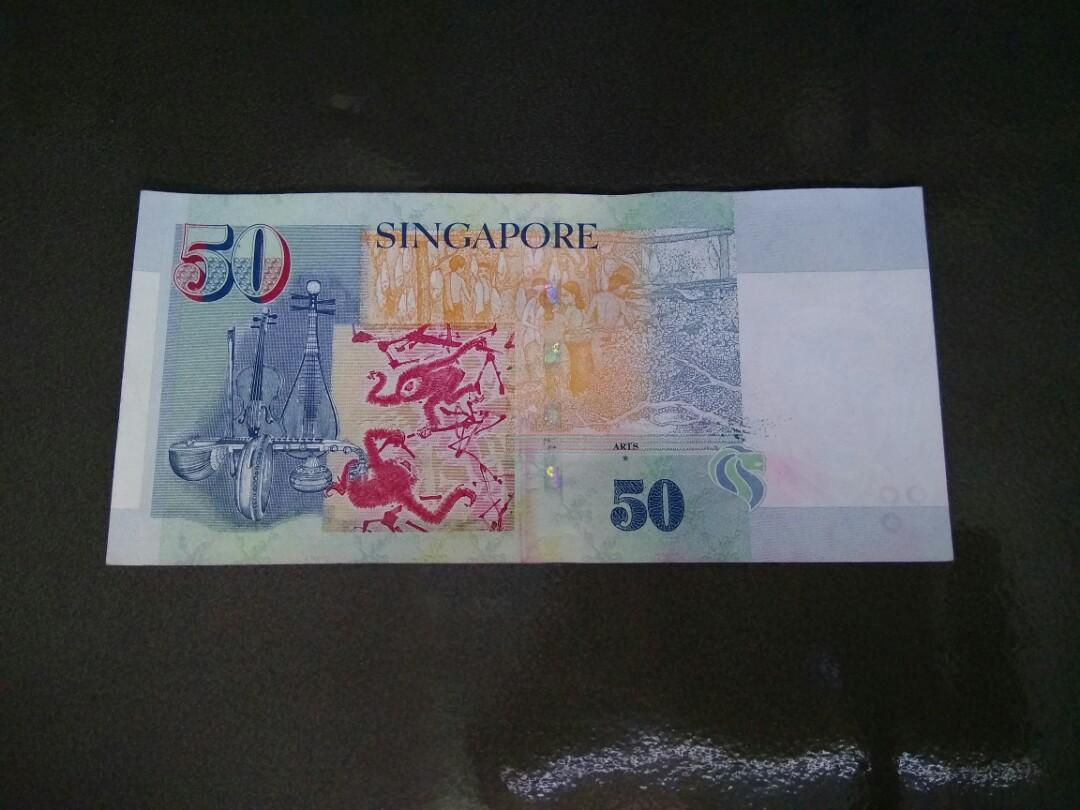 (818868) Singapore Portrait series $50 dollar bank note currency, Hobbies & Toys, Memorabilia ...