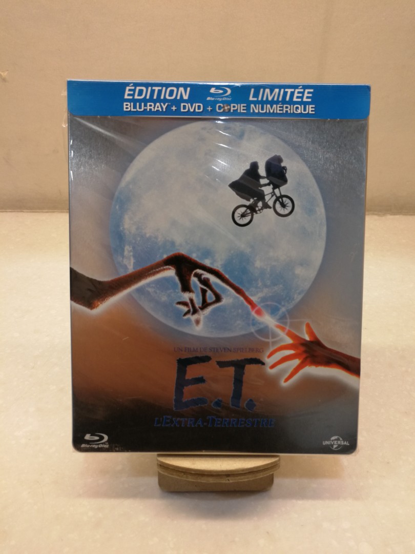 法版 e.t. 外星人The Extra-Terrestrial Limited Edition Steelbook 藍光 鐵盒 Steven ...