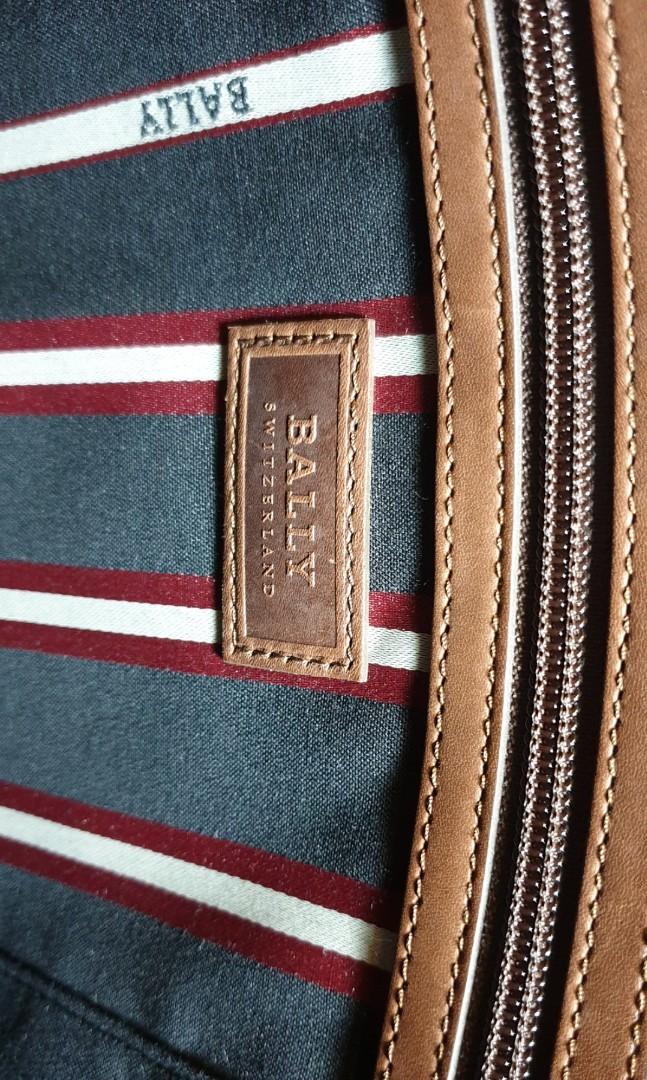 BALLY TRIAR MD/621 Havana Calf Leather Messenger Bag, Men's Fashion ...