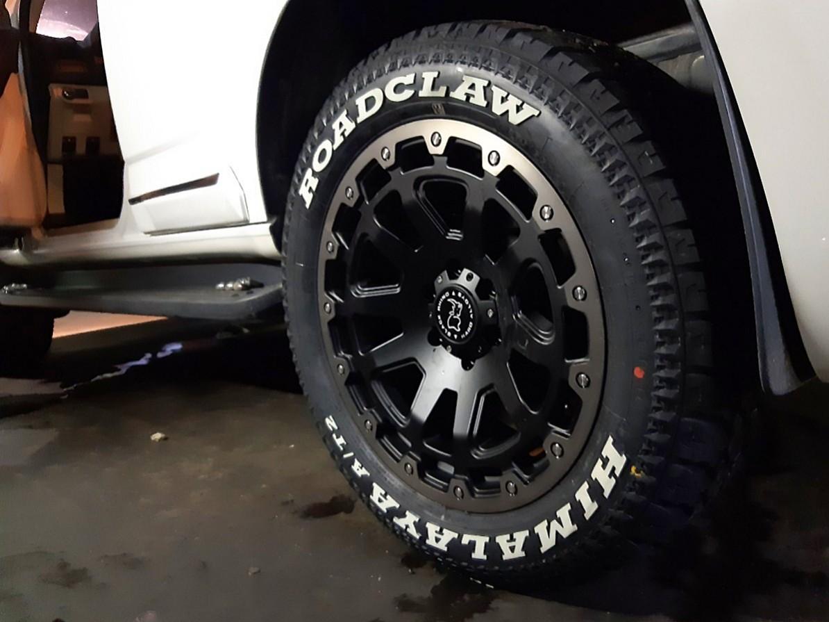 Roadclaw all terrain off Road Tires with optional black Rhino Razorback ...