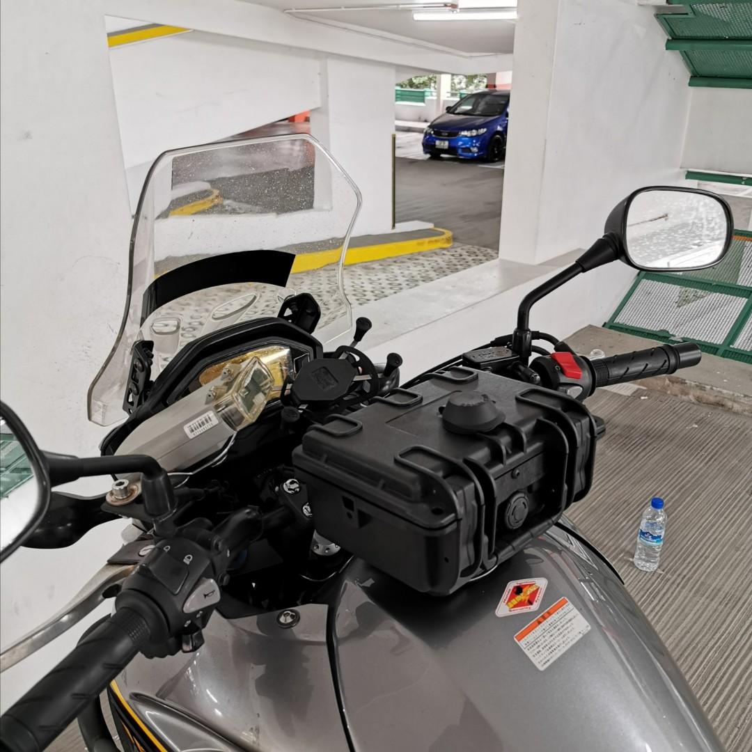 CB400X Tank Box With Lock (2016 onwards) , Motorcycles, Motorcycle ...