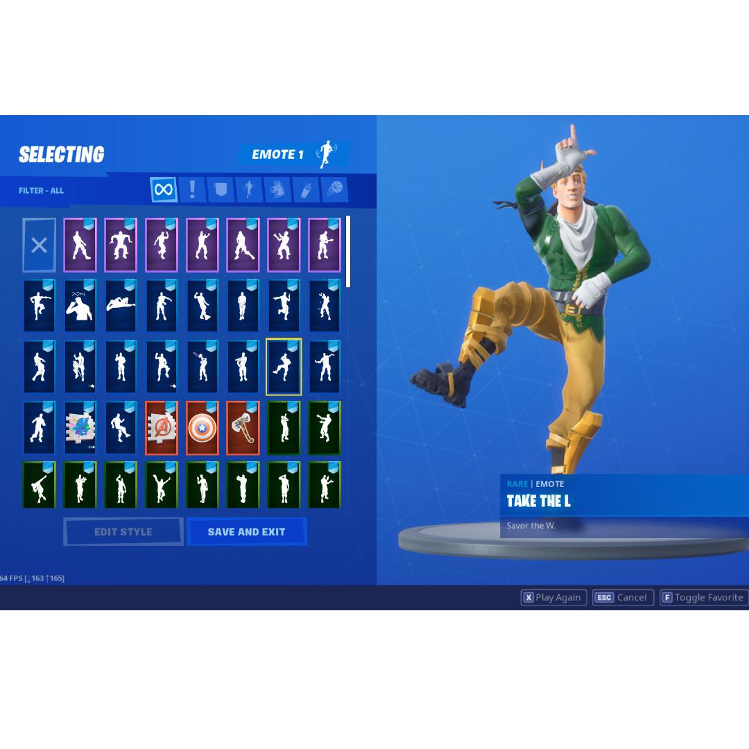 FA OG CODENAME ELF + BLACK KNIGHT FORTNITE ACCOUNT, Video Gaming ...