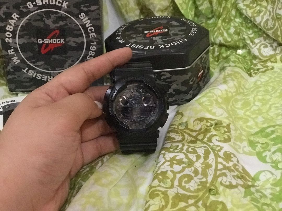 G-shock Orig Camouflage Black, Men's Fashion, Watches & Accessories ...