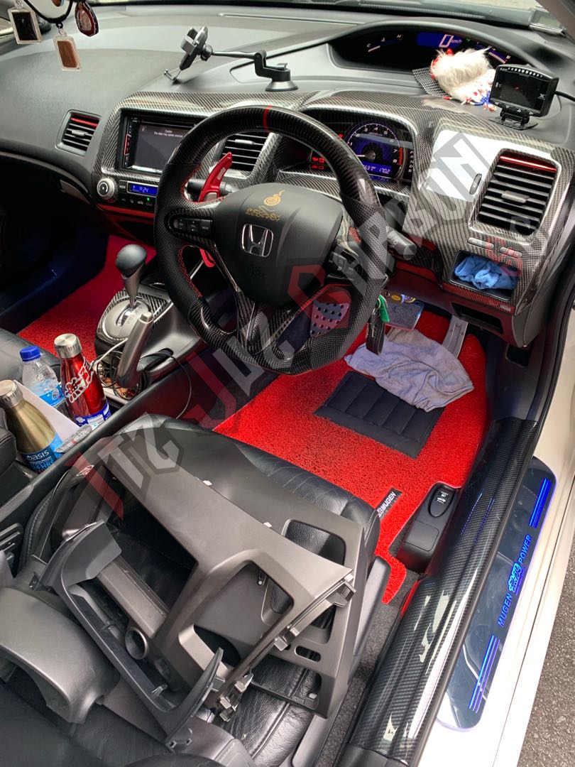 Honda Civic FD Carbon interior set, Car Accessories, Accessories on ...