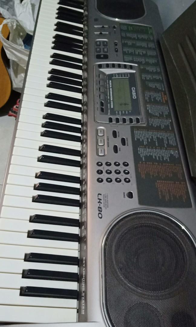 Jual cepat keyboard casio Lk-80, Musik & Media, Alat di Carousell