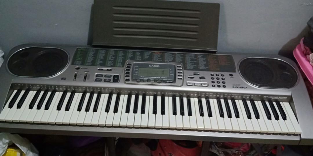 Jual cepat keyboard casio Lk-80, Musik & Media, Alat di Carousell