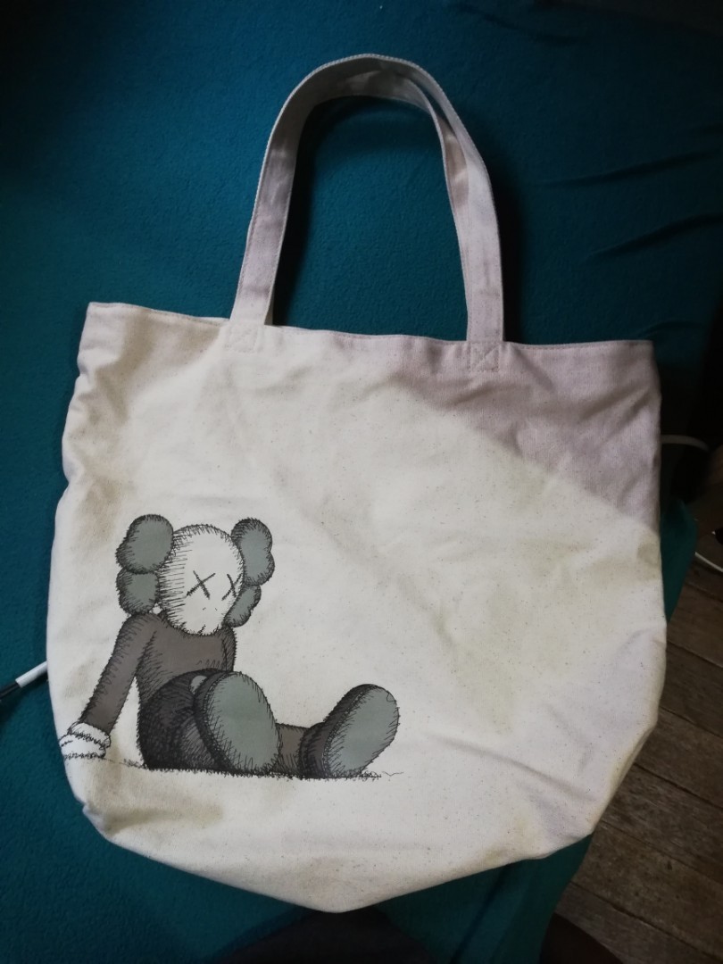 Kaws Tote Bag, Women's Fashion, Bags & Wallets, Tote Bags on Carousell
