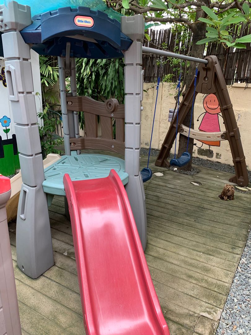 Little Tikes Lookout Swing Set, Babies & Kids, Infant Playtime on Carousell