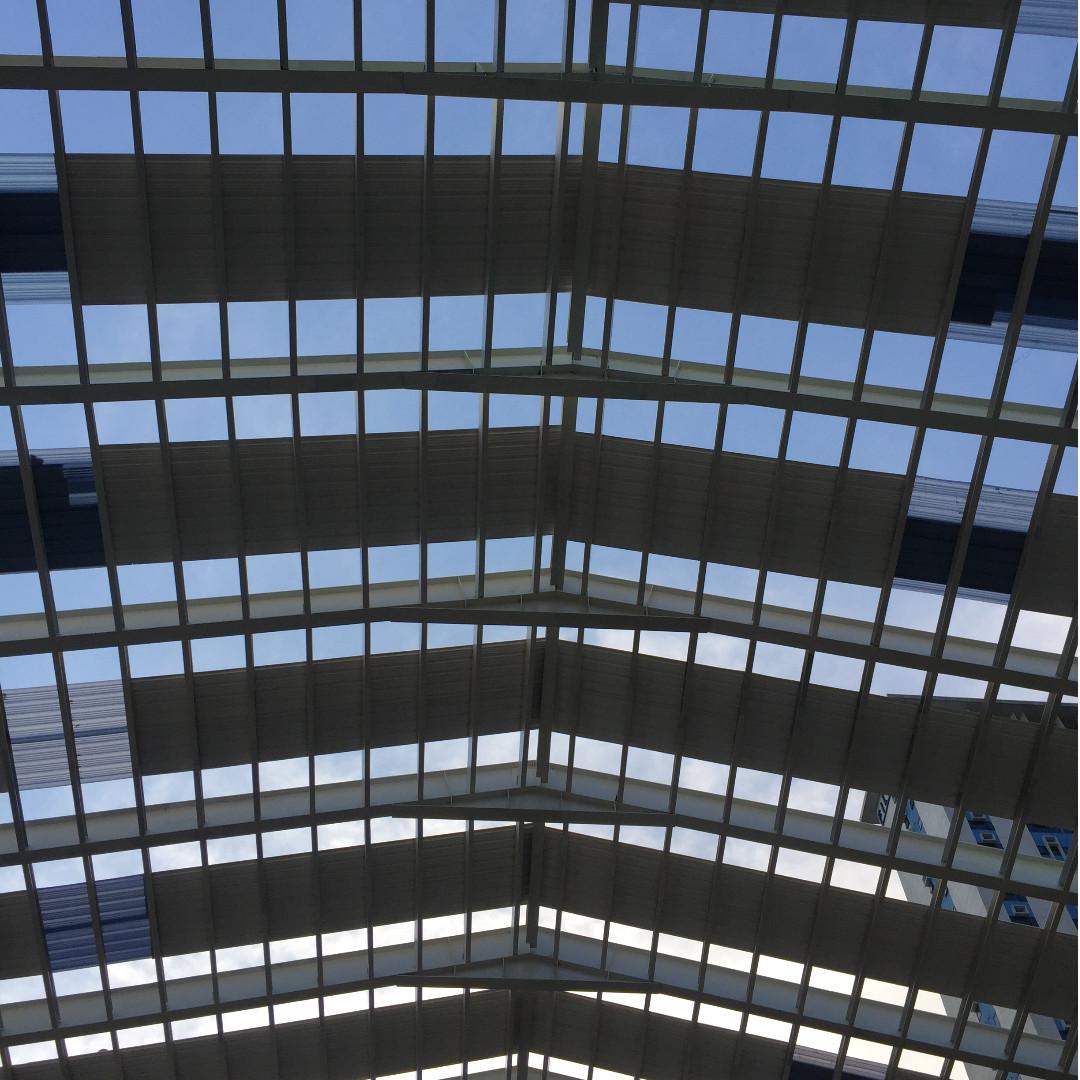 Longspan Ribtype Polycarbinate Fiberglass Roof, Commercial & Industrial ...
