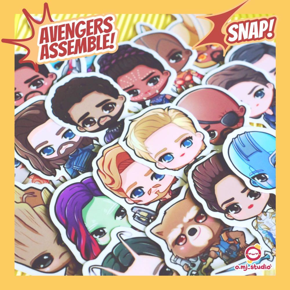 Marvel Stickers, Hobbies & Toys, Stationery & Craft, Art & Prints on ...