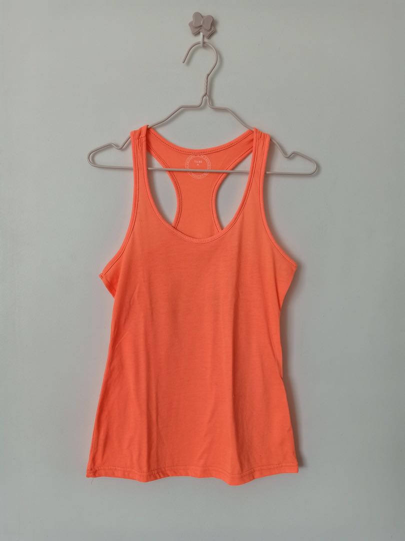 Neon Orange top, Women's Fashion, Tops, Others Tops on Carousell