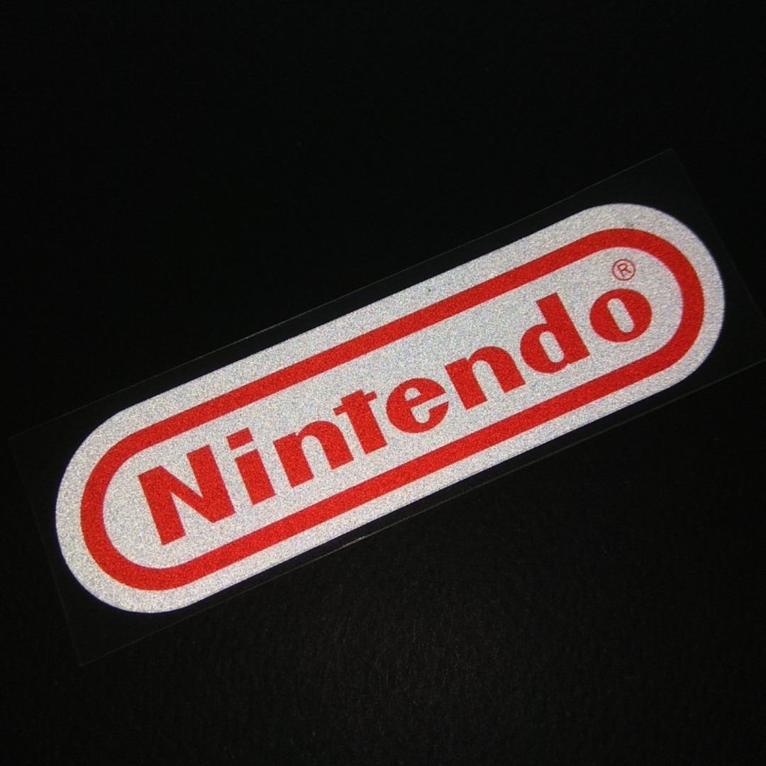 Nintendo Logo Sticker Reflective 3M, Everything Else on Carousell
